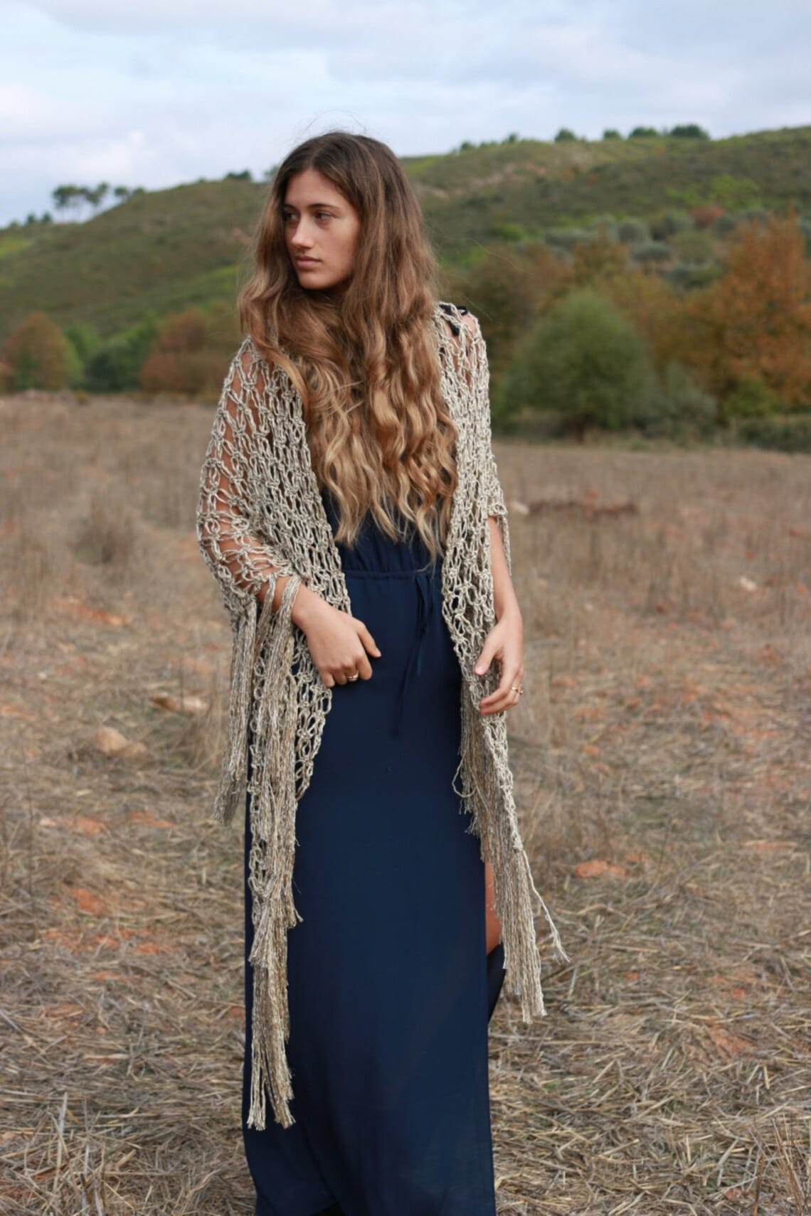 How To Wear A Shawl With A Dress: 29+ Ideas - Shawlovers