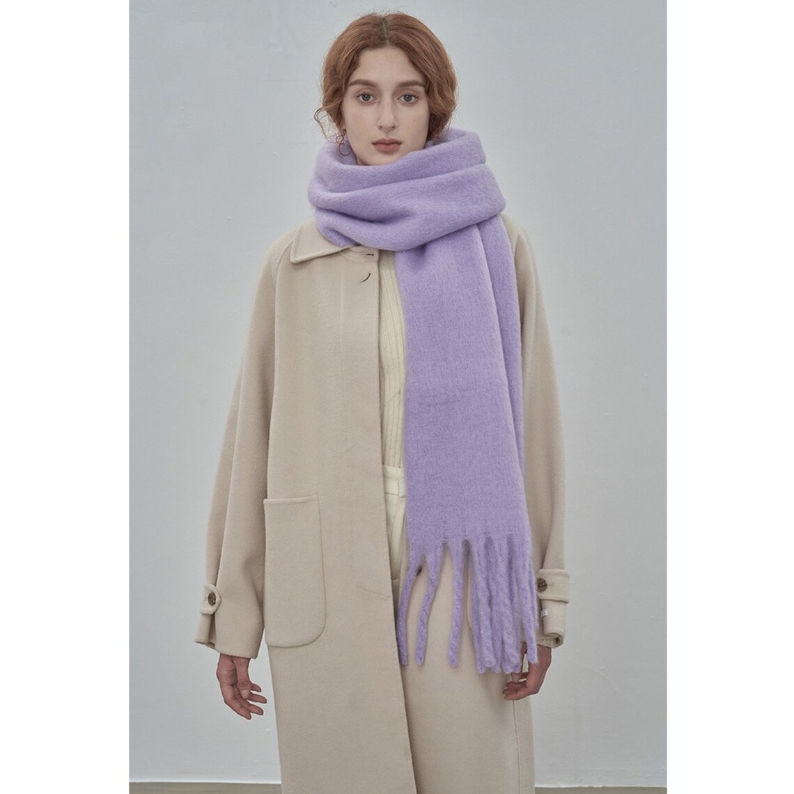 How To Wear A Shawl With A Coat: 28+ Combos - Shawlovers